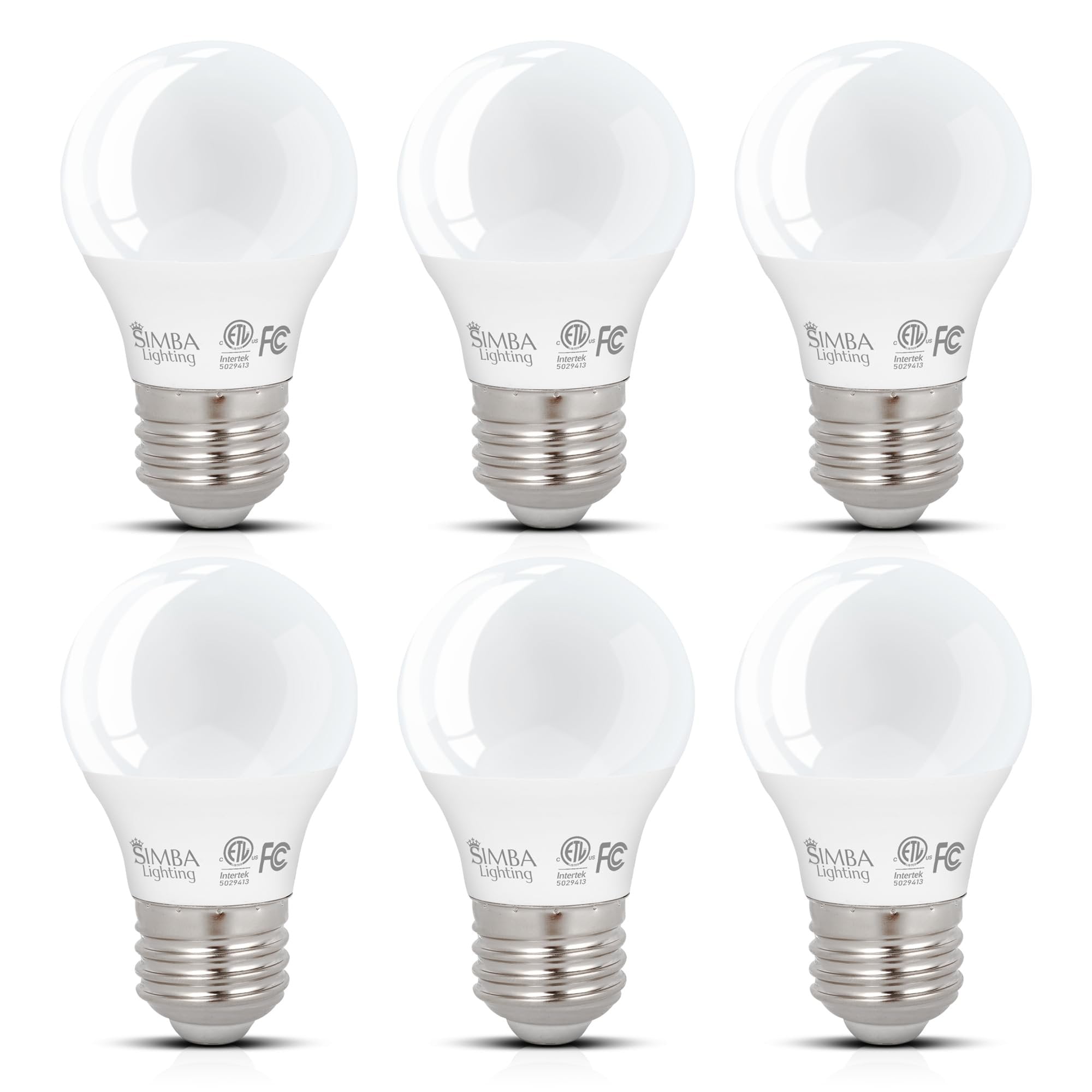 Simba Lighting LED A15 ETL Listed 7W 60W Equivalent Small Bulbs ...