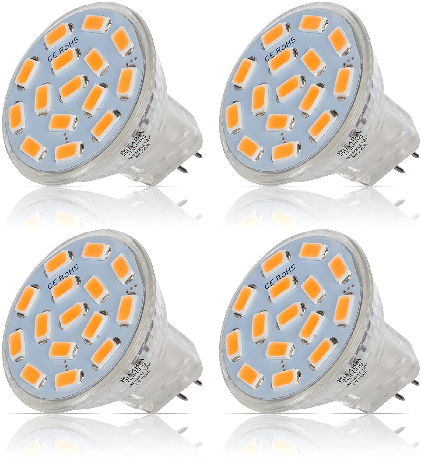 Green LongLife 12V LED Light Bulb Tower with G4 Base, 100 Lumens, Warm ...