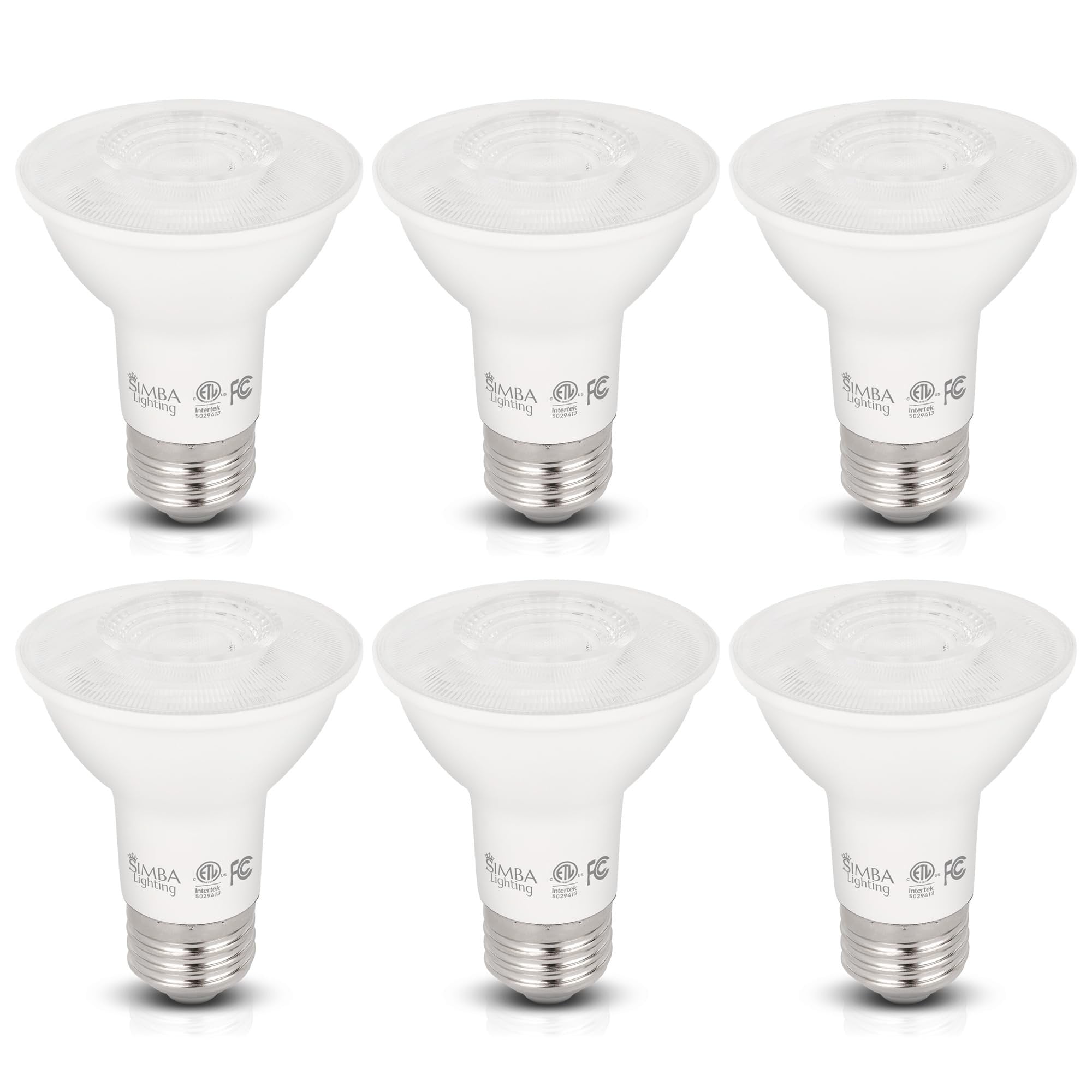 Simba Lighting LED PAR20 6W 38 Spotlight ETL Listed 40W 50W Replacement ...