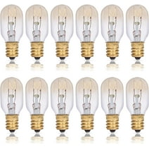 Replacement for 6S6 12V Miniature Light Bulb, 12 Volts, E12 Base, (10 ...