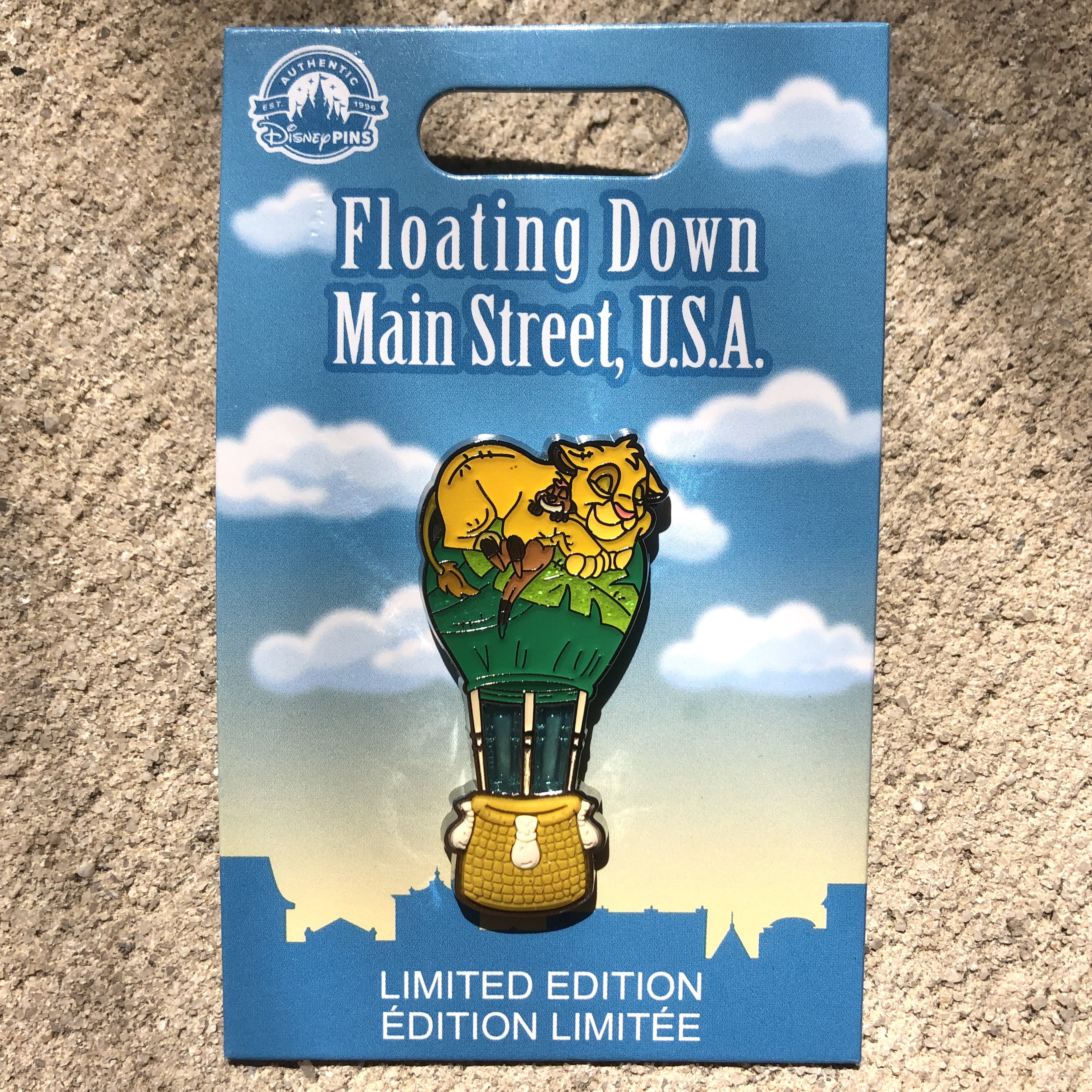 Simba Lion King Floating Down Main Street USA PIN 2022 Disney Balloon ...