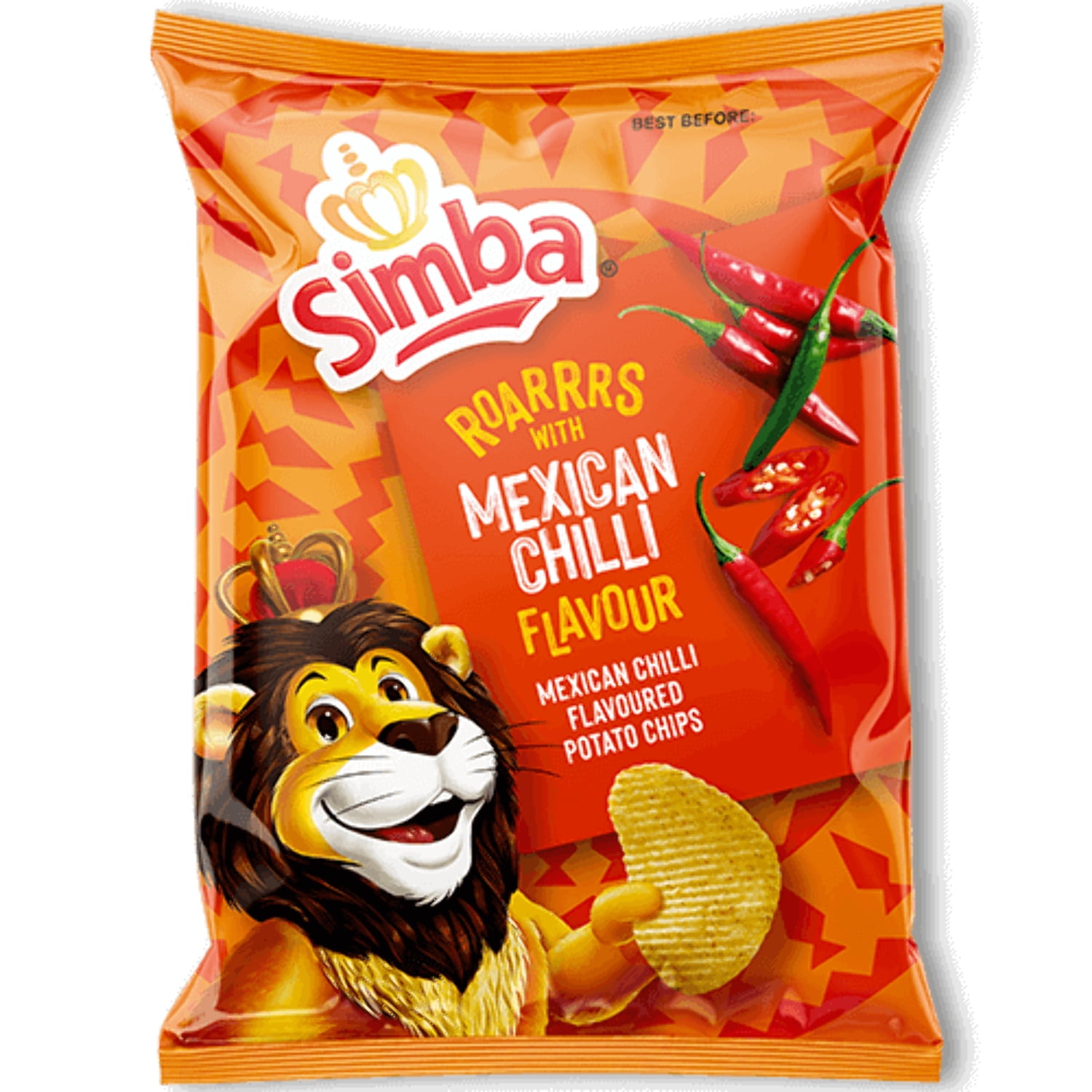 Simba Mexican Chilli Flavor Potato Chips 120g - Walmart.com