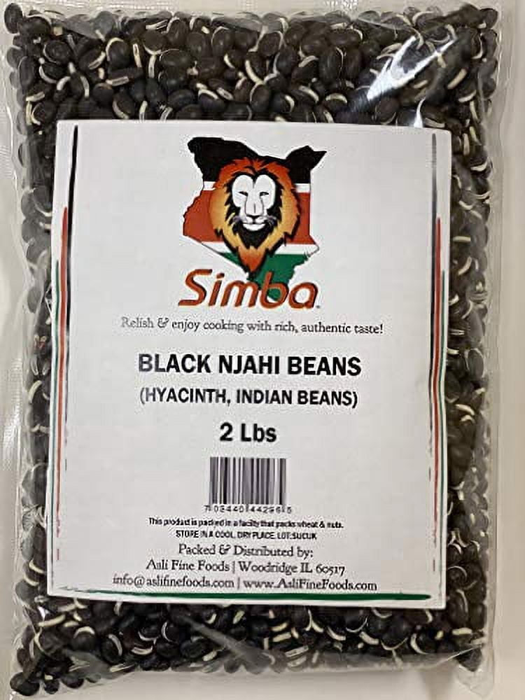 Simba Njahi Beans (Kenyan Black Beans) - 2LB - Walmart.com