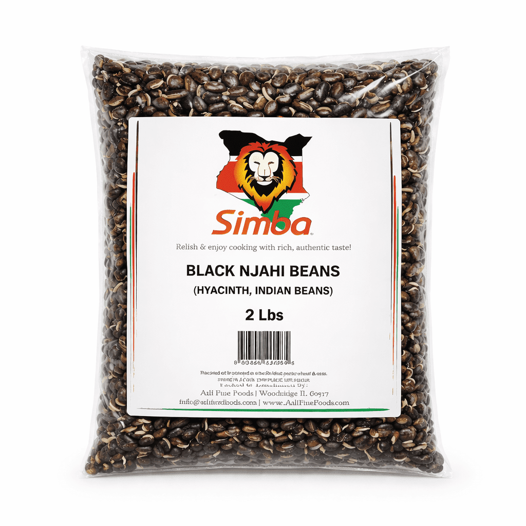 Simba Kenyan Black Beans (Njahi Beans), 2 lb – Dried, Vegan, Gluten ...