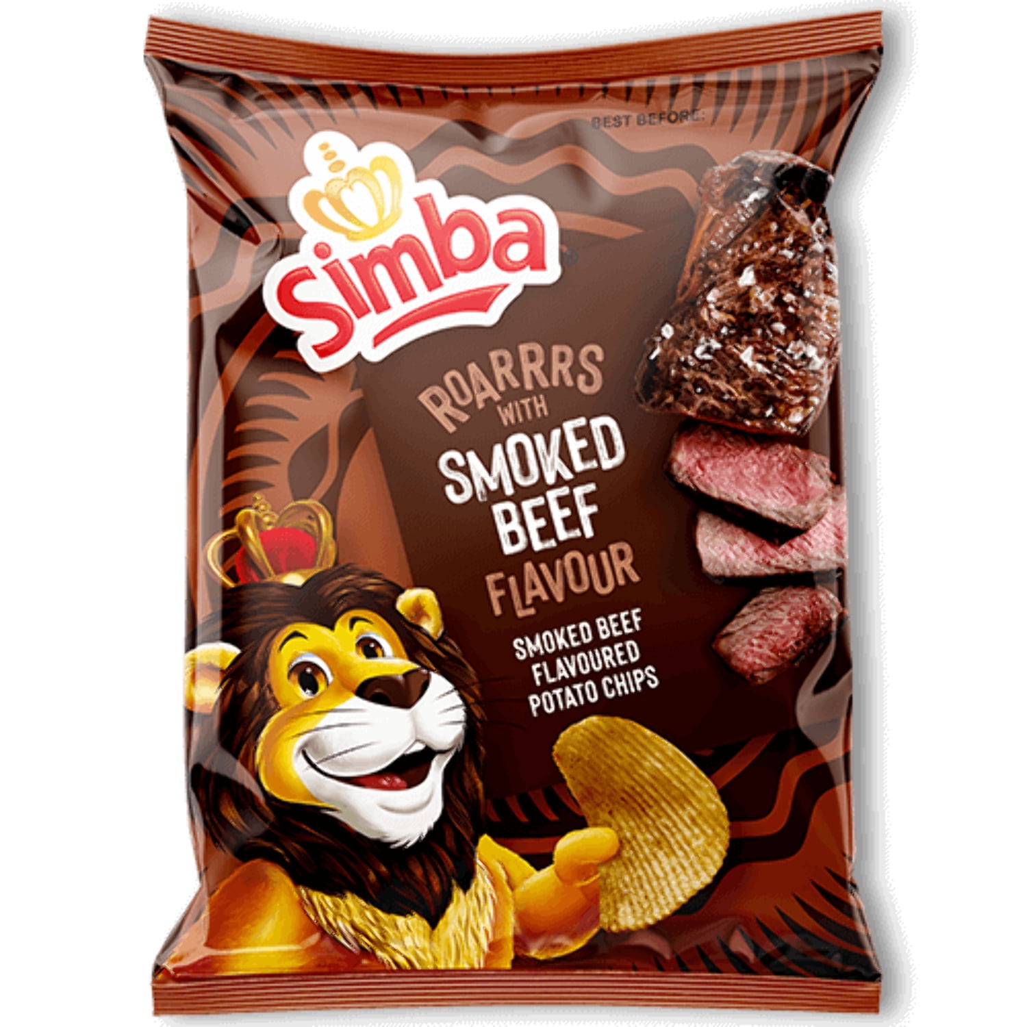 Simba Smoked Beef Flavored Potato Chips 120g - Walmart.com