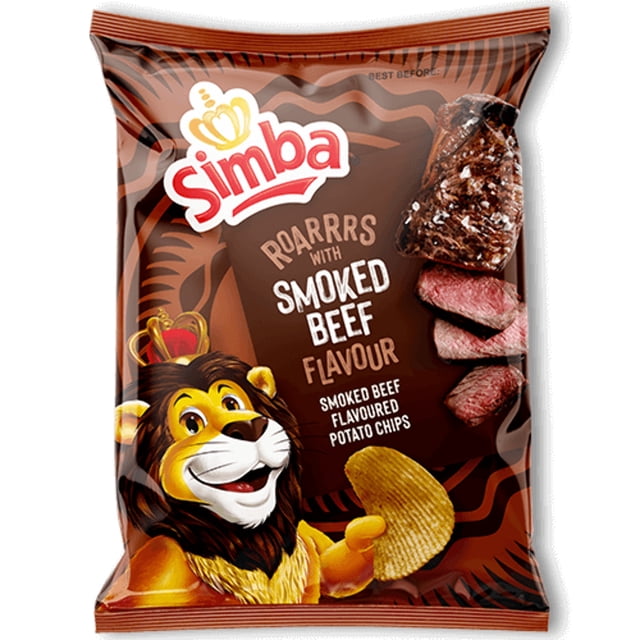 Simba Smoked Beef Flavored Potato Chips 120g - Walmart Business Supplies