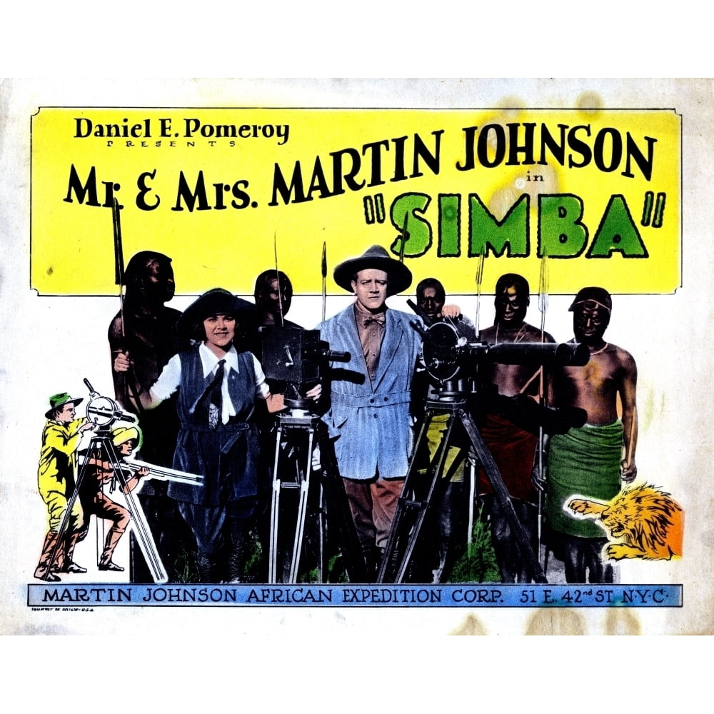 Simba The King Of The Beasts Movie Poster Masterprint (14 x 11 ...