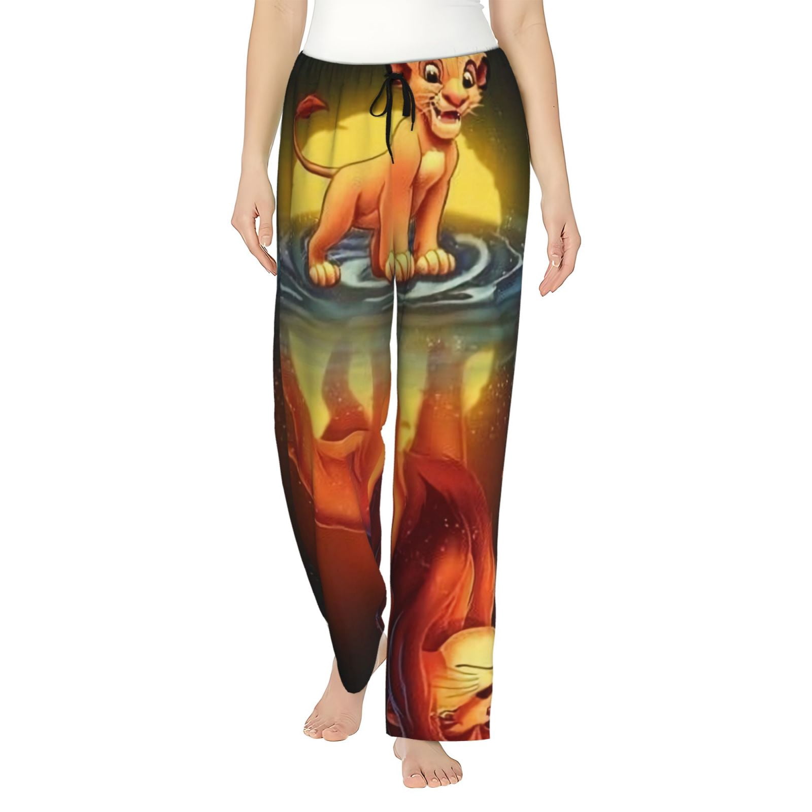 Simba Unisex Home Pajamas, Stylish Casual Full Print Drawstring Room ...