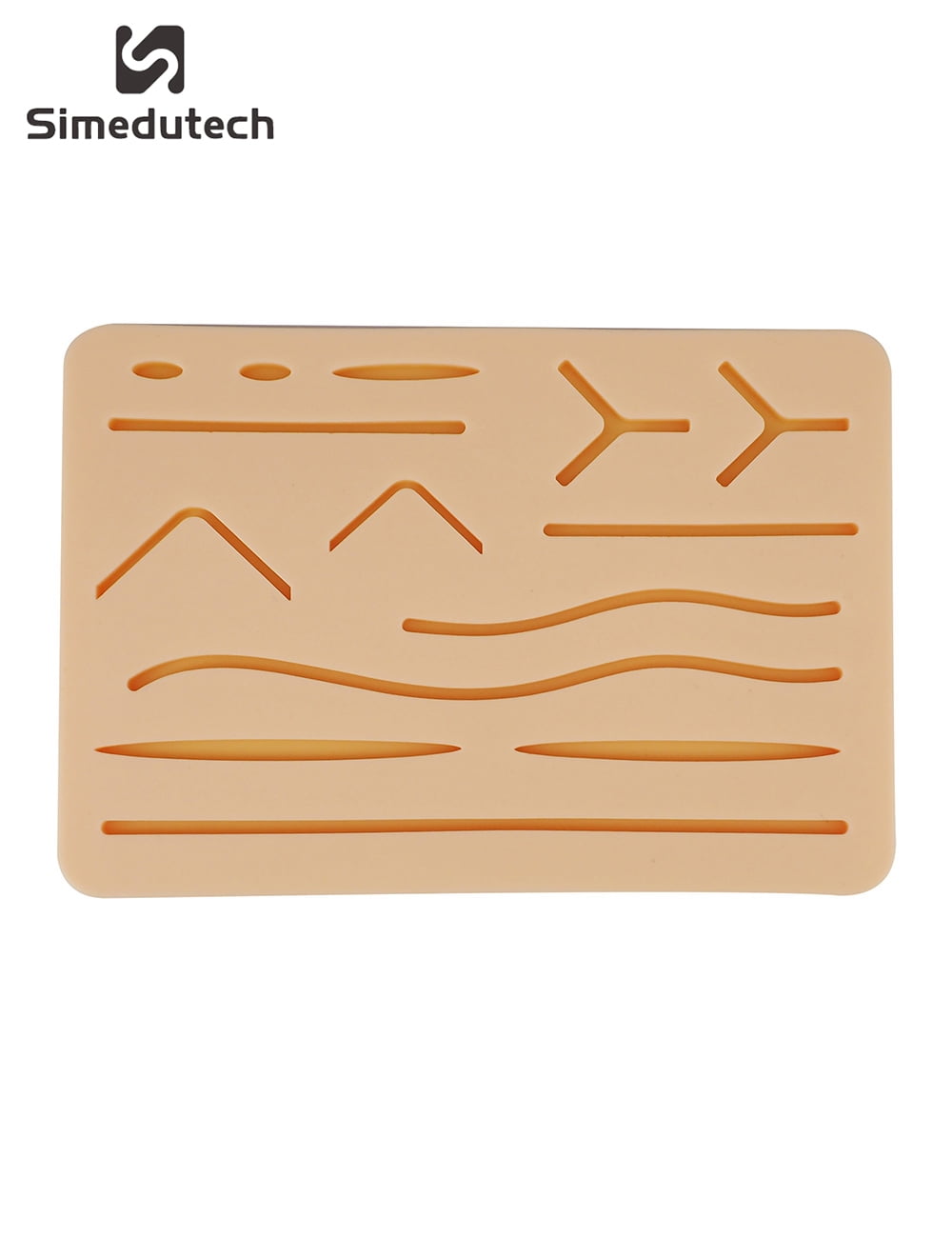 Simedutech 3-Layer Suture Pad with Wounds for Practicing Suturing - Walmart.com