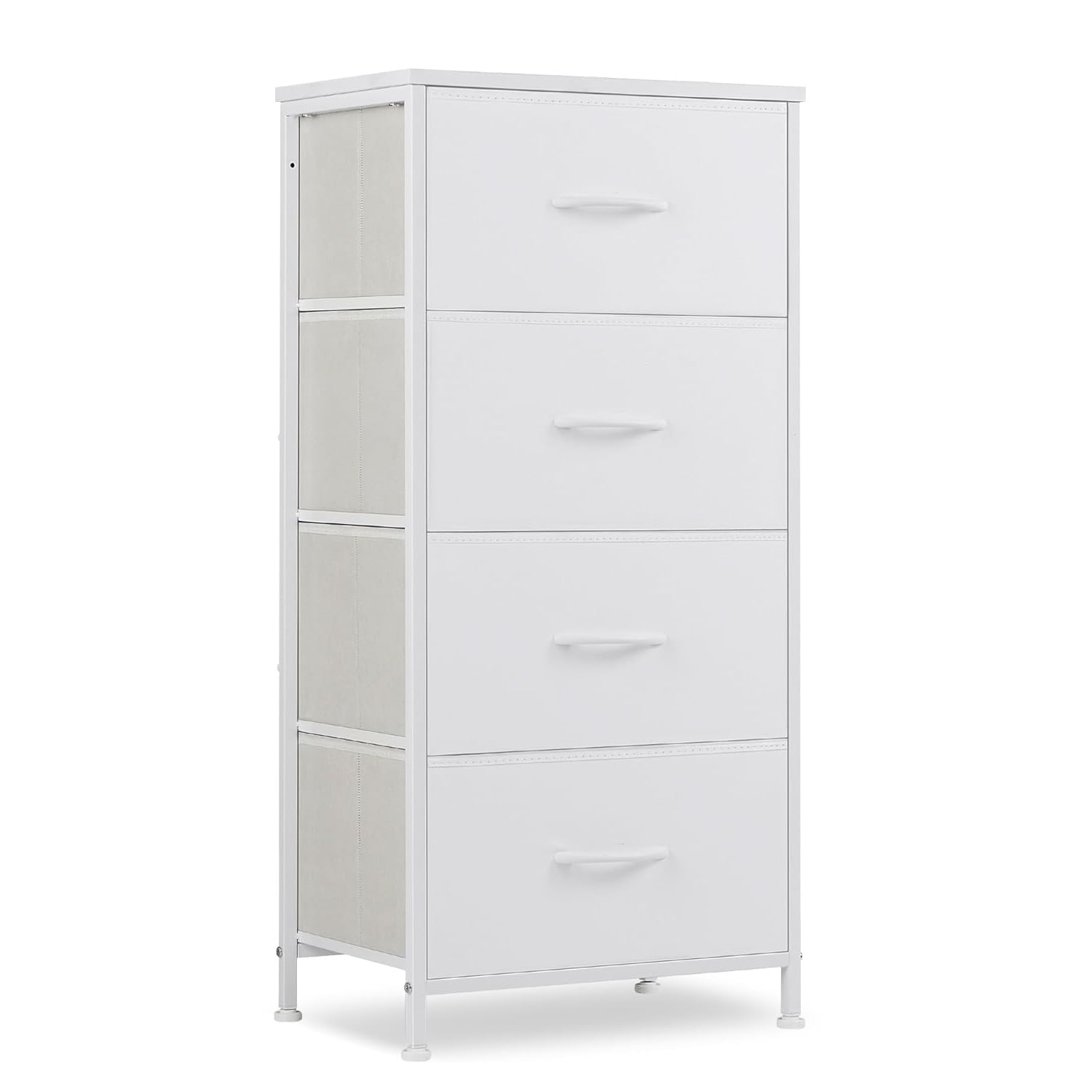 Simenmax 4 Storage Dresser for Bedroom, Wide Fabric Closet Chests ...