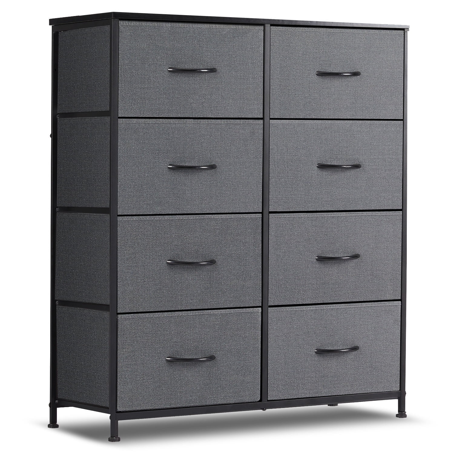 Simenmax 8 Drawer Dresser for Bedroom Fabric Dresser Chest of Closets ...