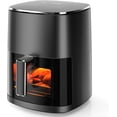 Simenmax Air Fryer, 6-Quart with Viewing Window, 12-in-1 Functions ...