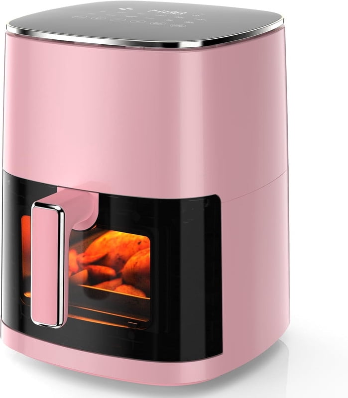 Simenmax Air Fryer, 6-Quart with Viewing Window, 12-in-1 Functions ...