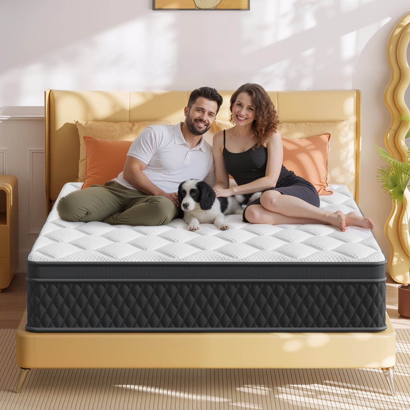 10-inch Gel Memory Foam Mattress, Pressure Relief, Bed-in-a-Box ...