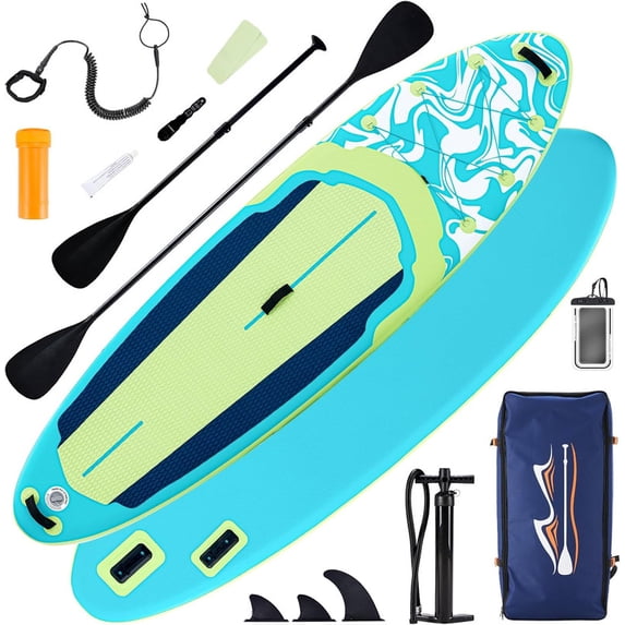 Simenmax Inflatable Stand Up Paddle Board, 400lbs Capacity SUP with Non ...