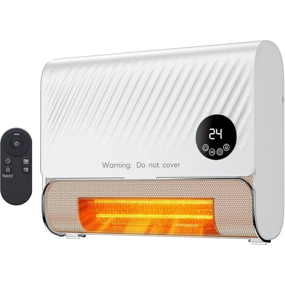 Simenmax Smart Wall Heater, Electric Space Heater with Remote, Overheat ...