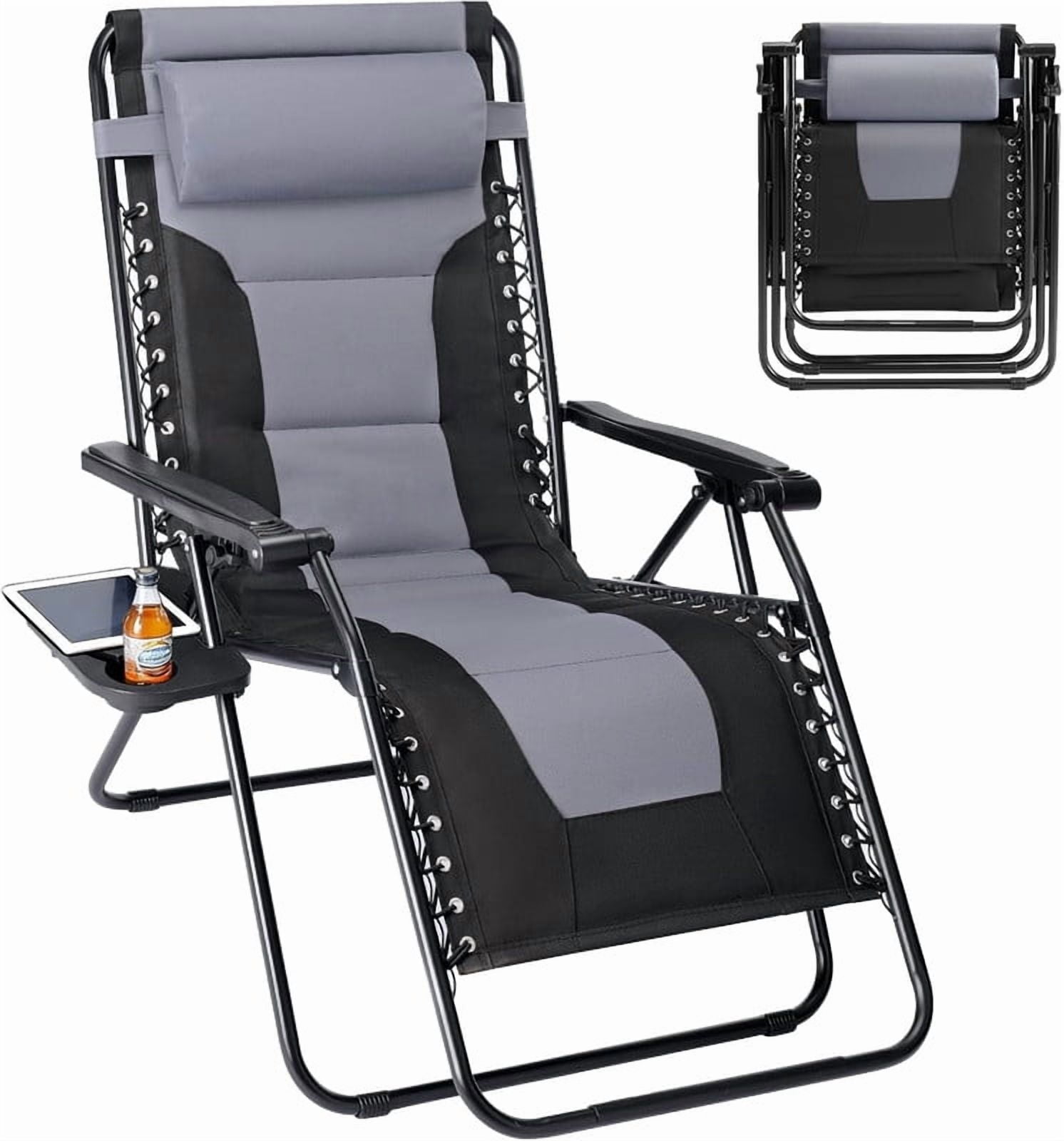 Simenmax Zero Gravity Chairs, 400 lbs Heavy Duty Foldable Patio ...