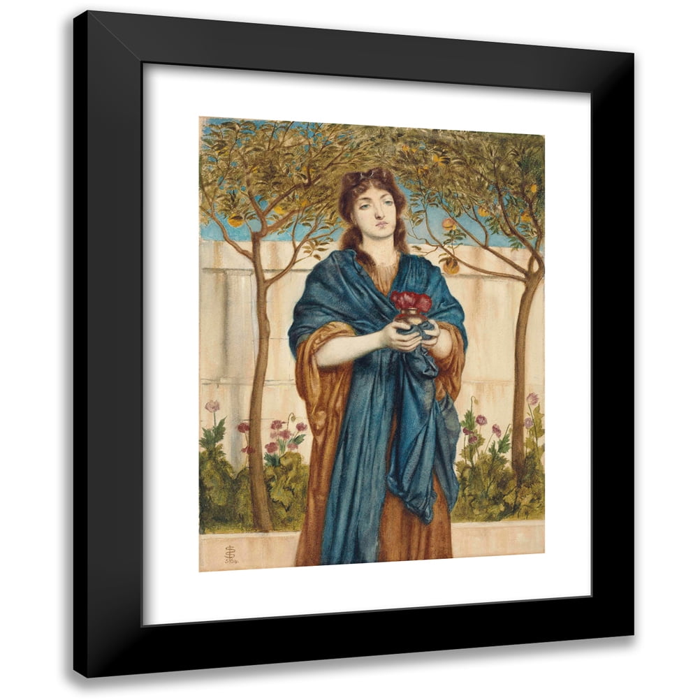 Simeon Solomon 14x18 Black Modern Framed Museum Art Print Titled - A ...