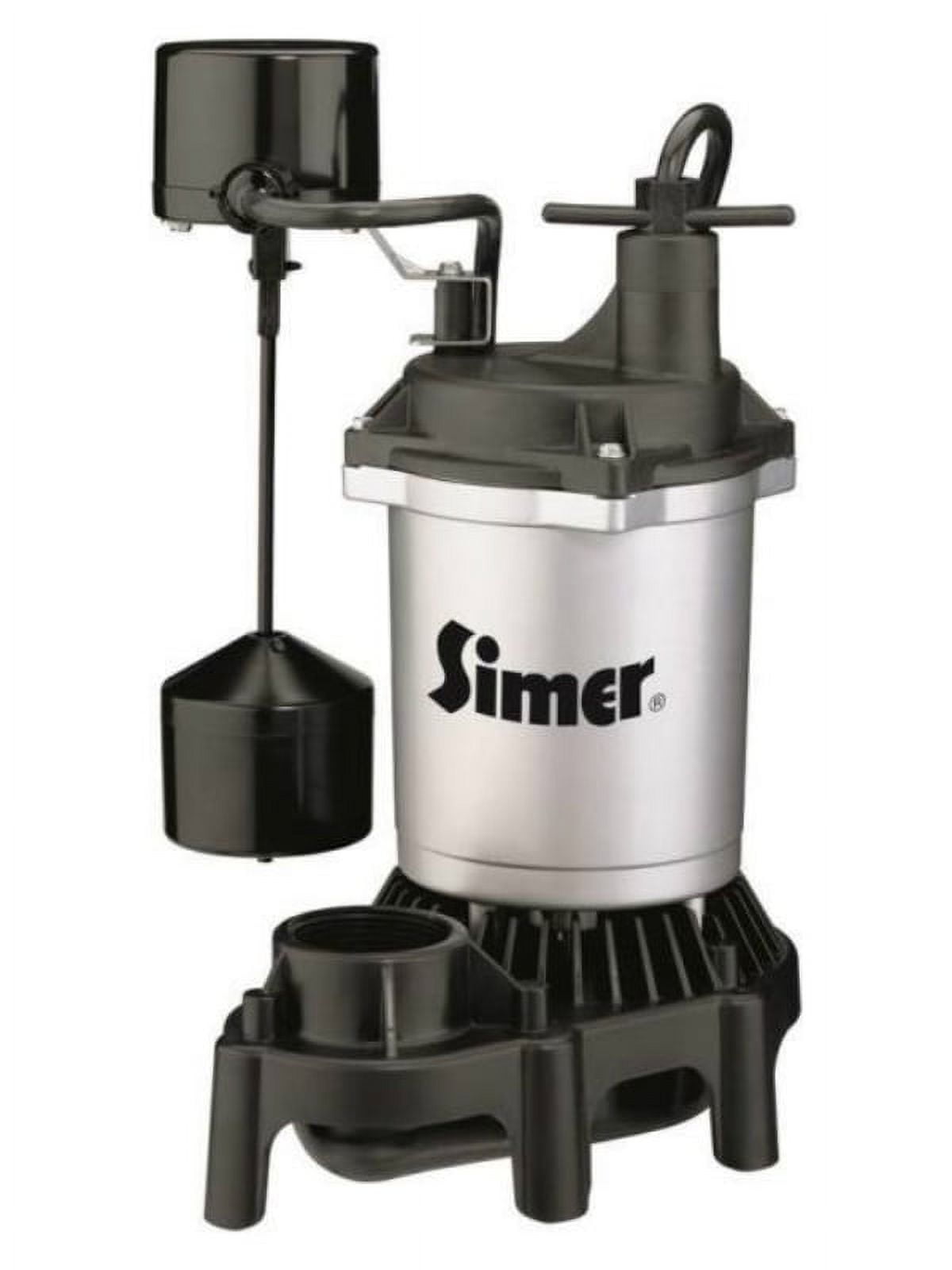 Simer 2164/2957 Submersible Thermoplastic Sump Pump, 1/3 HP - Walmart.com