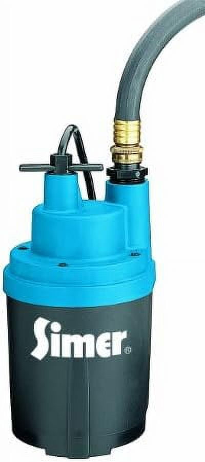 Simer 2330 Geyser 1/4 Submersible Automatic Utility Pump - Walmart.com