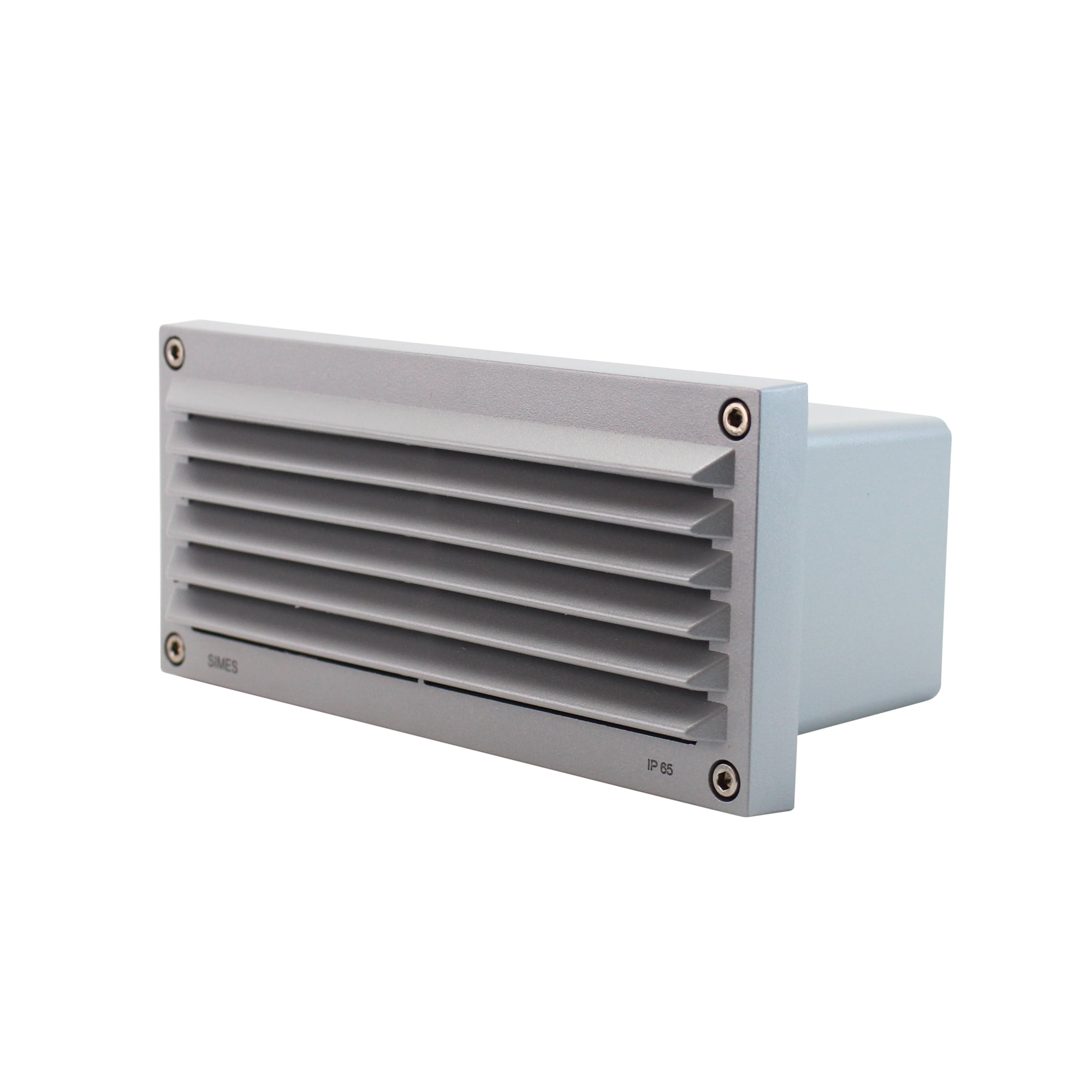 Simes Lighting S.4509 Brique Rectangular Wall Mount Recessed Luminaire Light, Aluminum Die Cast ...