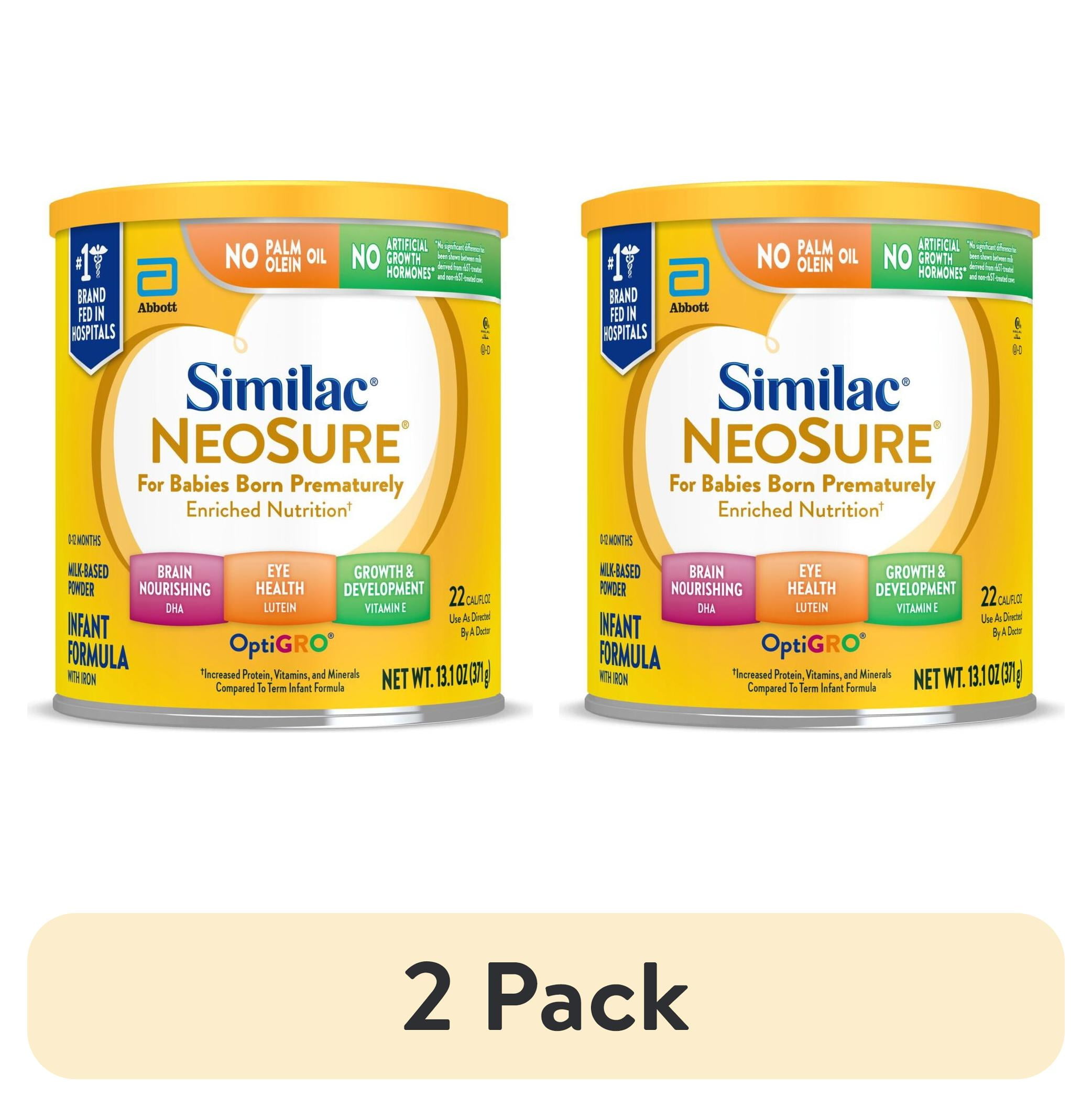 (2 pack) Similac NeoSure Premature Post-Discharge Baby Formula Powder ...