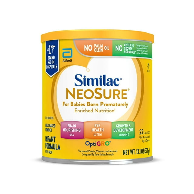 Similac NeoSure Premature Post-Discharge Baby Formula Powder, 13.1-oz ...