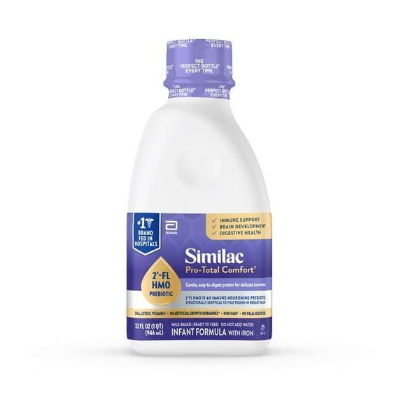 Similac Pro-Total Comfort Ready-to-Feed Baby Formula 32 fl oz with ...