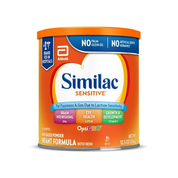 Similac Sensitive Powder Baby Formula, 12.5-oz Can - Walmart.com