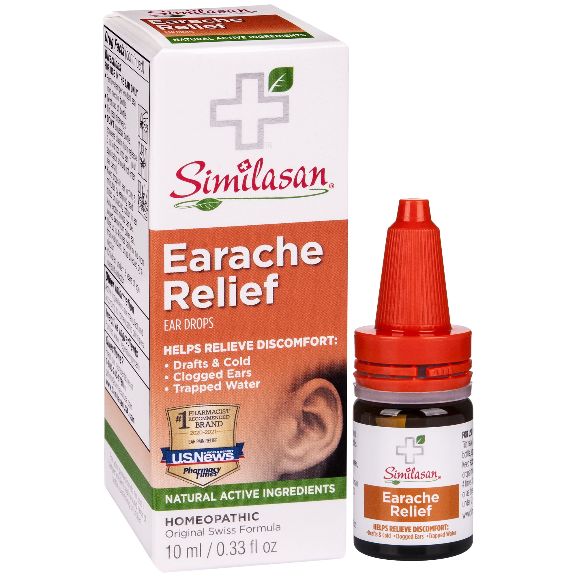 Similasan Earache Relief Ear Drops, 0.33 oz - Walmart Business Supplies