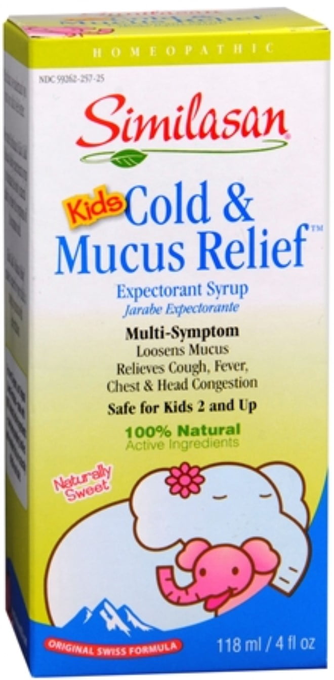 Similasan Kids Cough & Mucus Relief Syrup 4 oz (Pack of 3) - Walmart.com