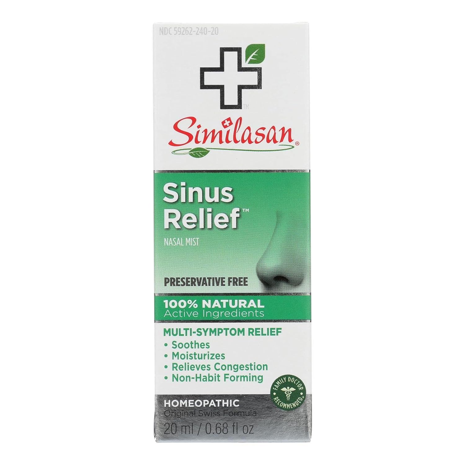 Similasan Sinus Relief Nasal Spray, Preservative Free - 20 Ml - Walmart.com