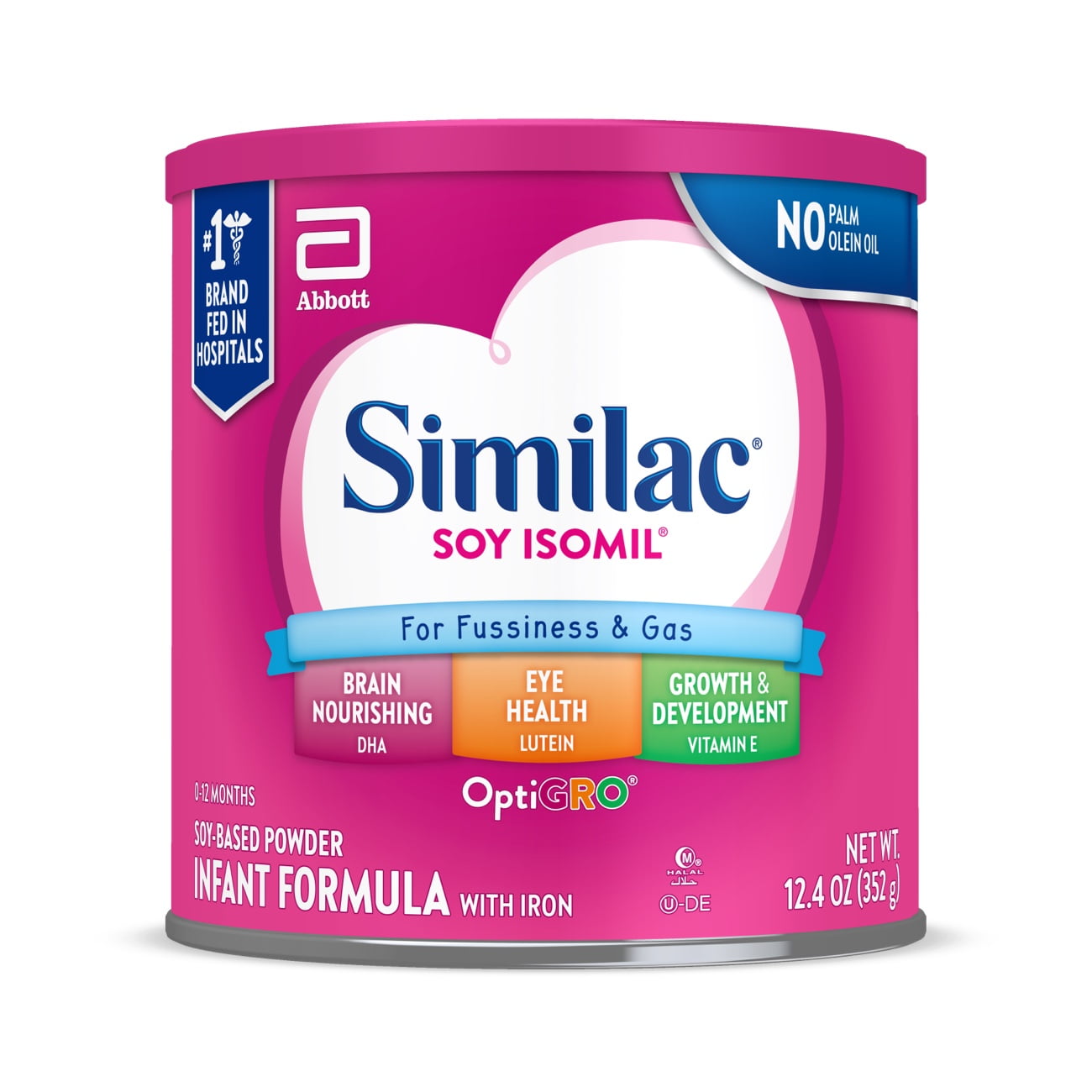 Similiac Soy Isomil Infant Formula with Iron, Powder, 12.4 oz - Walmart.com
