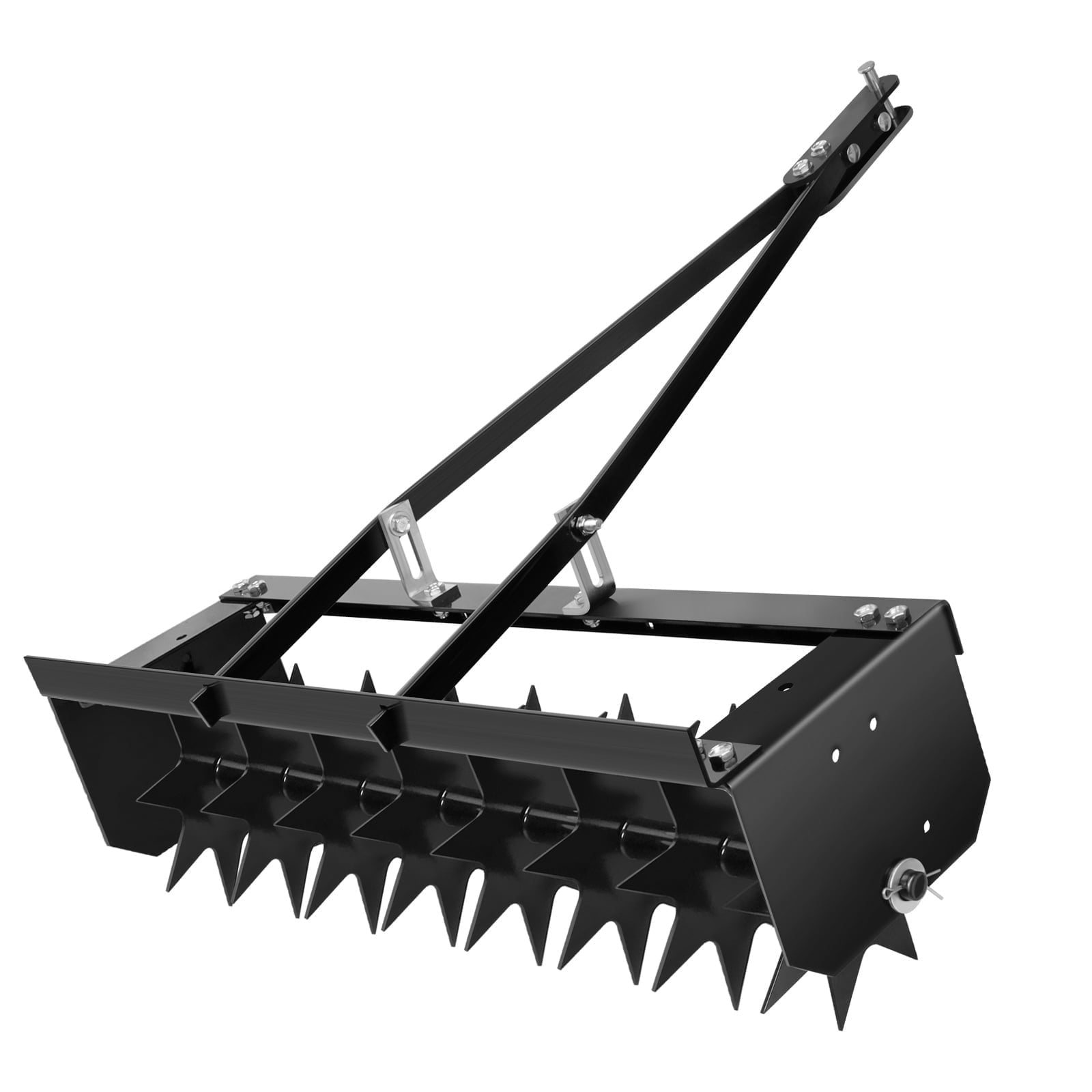 1 Pcs 32 '' Lawn Aerator, Tow Behind Aerators with Durable Steel Tines ...