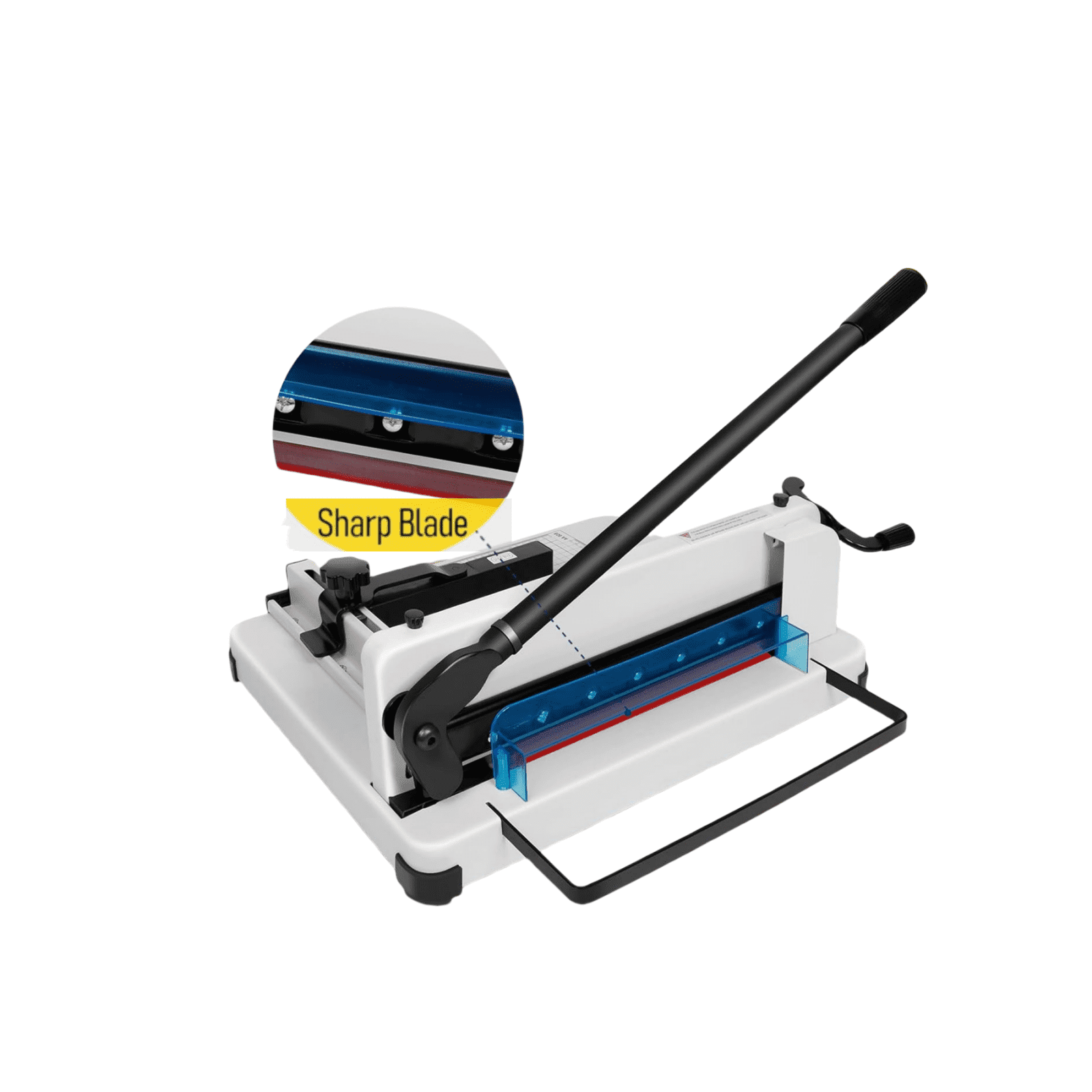 12-Inch Heavy Duty Guillotine Paper Cutter - White Precision Cutting ...