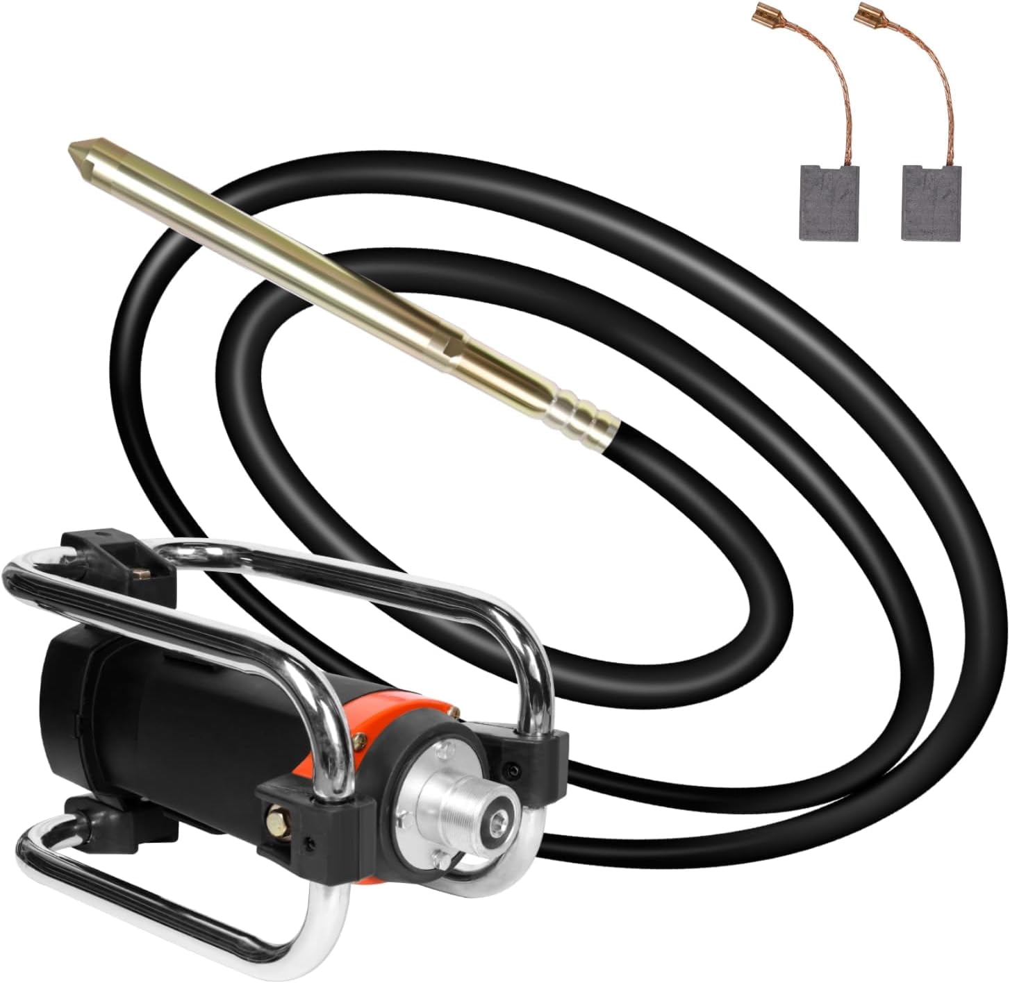 14.75ft 2HP Electric Concrete Vibrator - 1500W Handheld Tool with 16000 ...