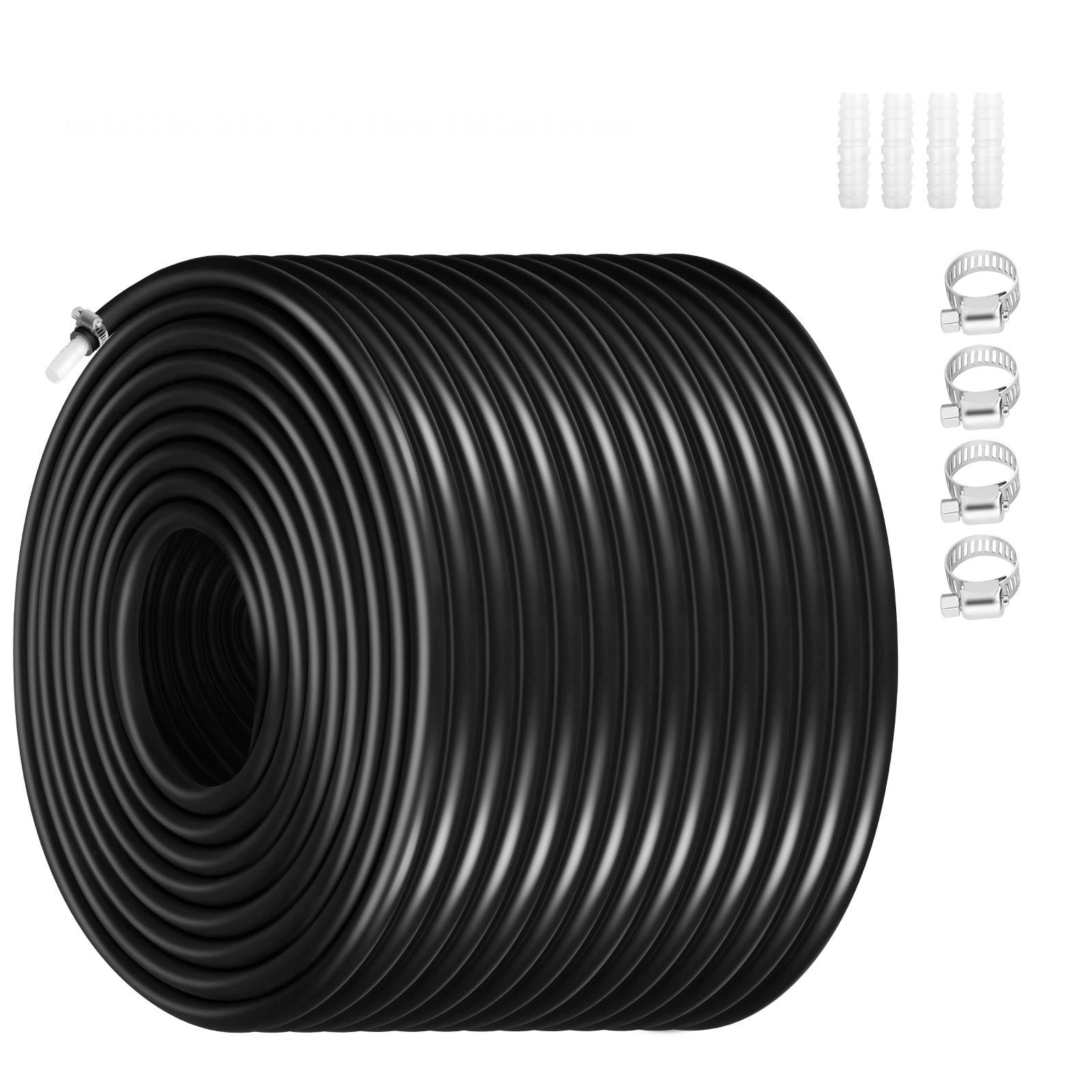 Simin 329 ft Aeration Hose Kit - ⅜ inch Self Sinking Hose with 4 Hose ...