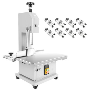 VEVOR 850W Commercial Electric Meat Bandsaw, Stainless Steel Bone Saw ...