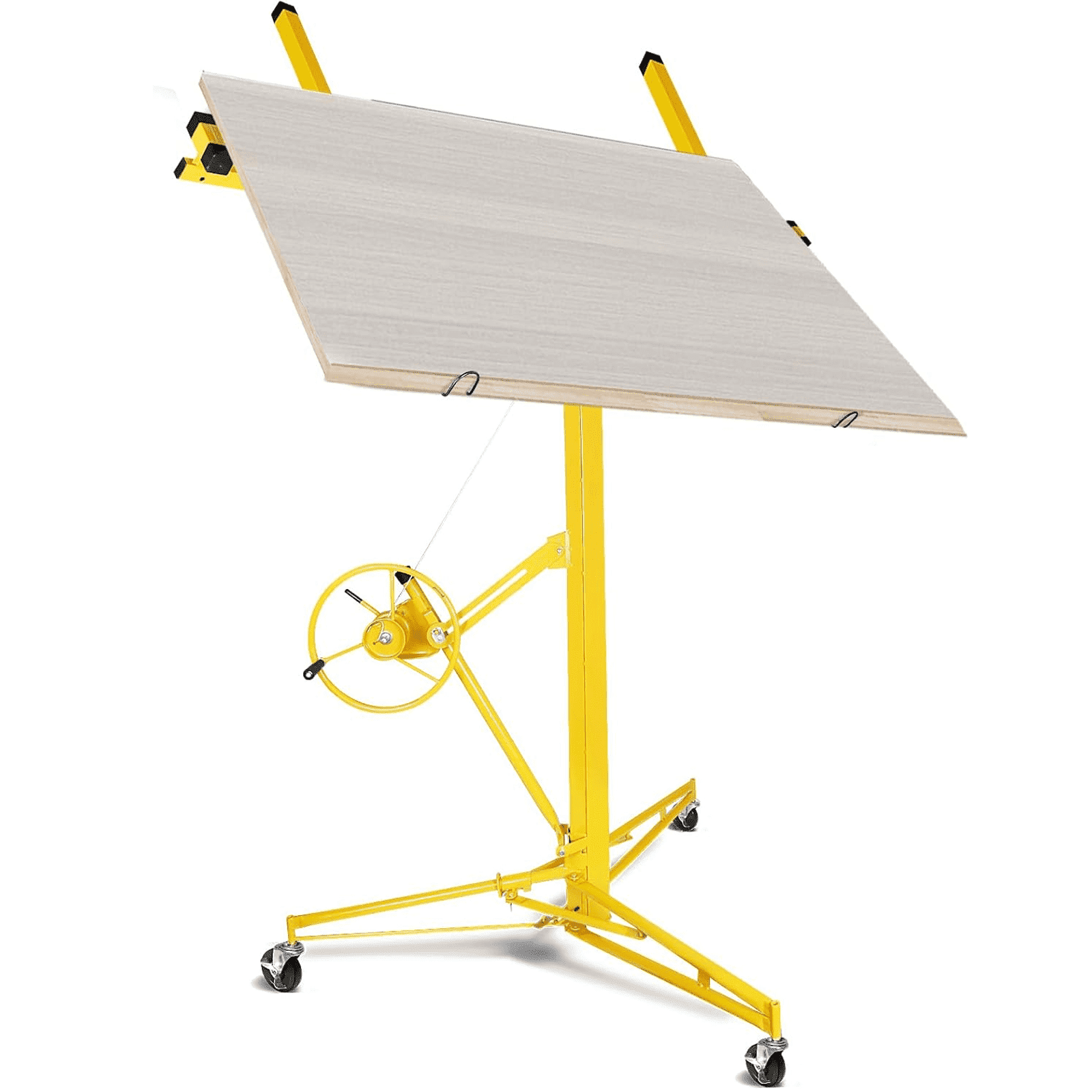 Drywall Lift 11 FT Panel Rolling Hoist Jack Lifter - 150 lbs Load ...