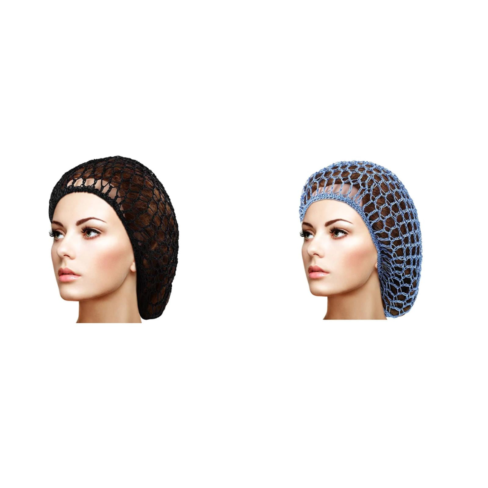 Siminsem Long Hair Net C 2Pc Mesh Hair Net Soft Rayon Knit Hat Sleeping ...
