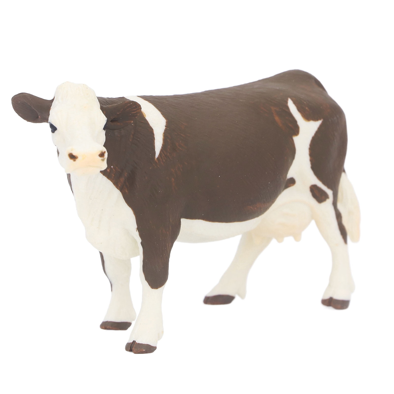 Simmental Cow Figurine, Lifelike Soft Plastic, Durable & Safe, Table ...