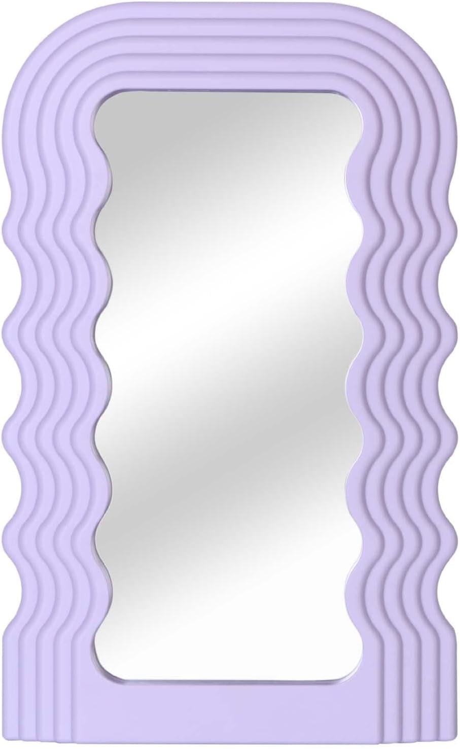 Simmer Stone Wave Pattern Irregular Makeup Mirror Tabletop Vanity ...