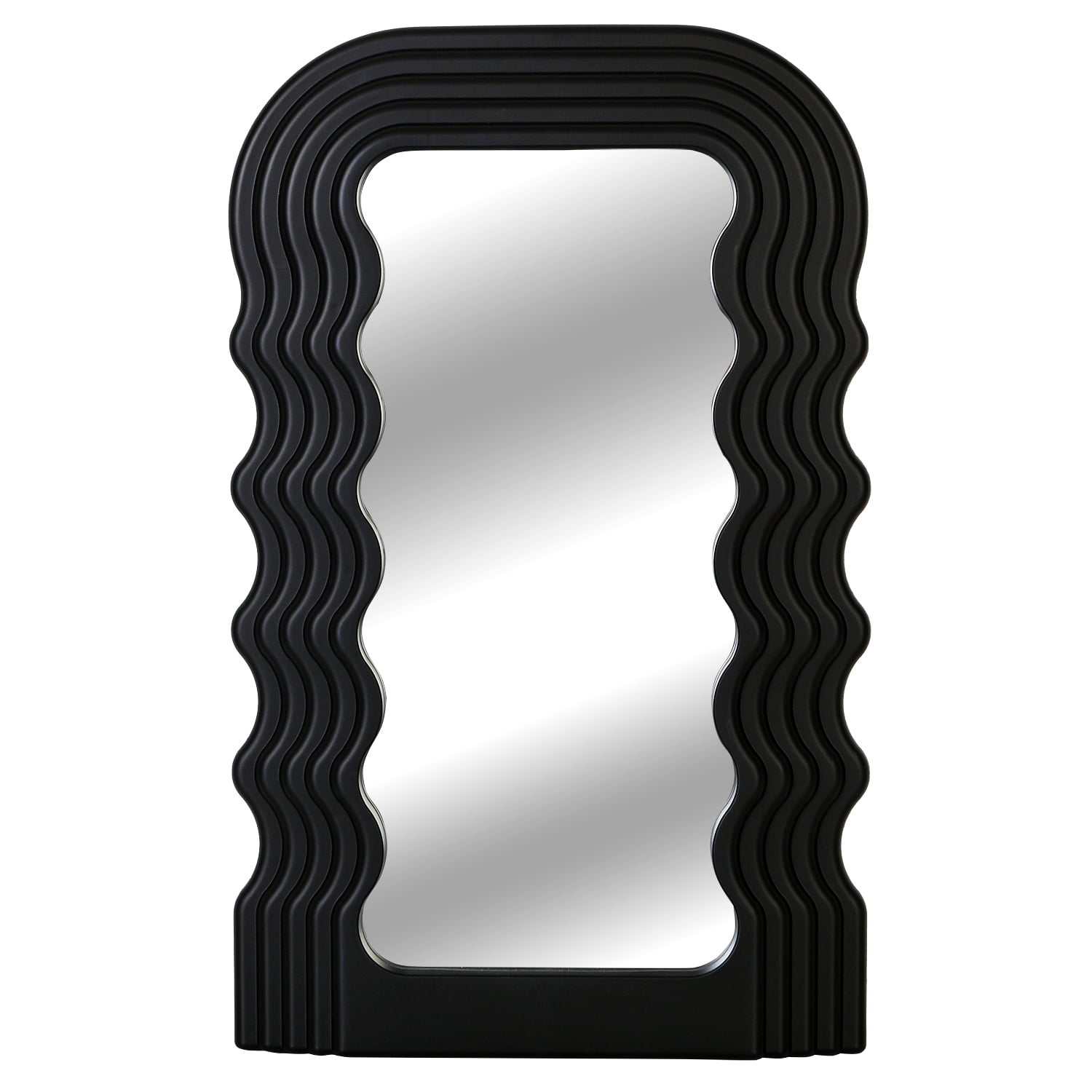 Simmer Stone Wave Pattern Irregular Makeup Mirror Tabletop Vanity ...