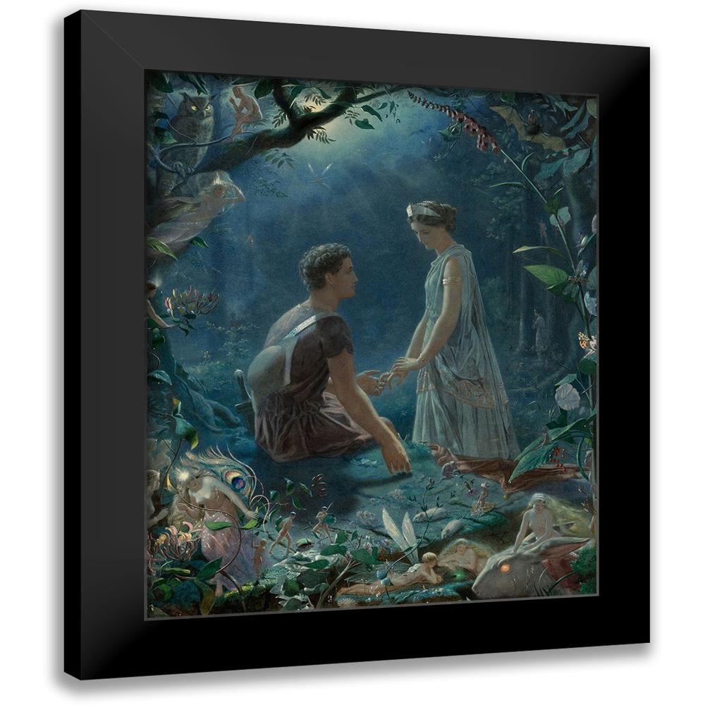 Simmons, John 12x14 Black Modern Framed Museum Art Print Titled - A ...