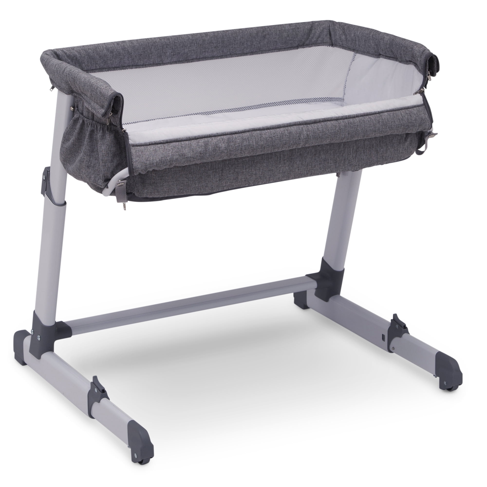 Simmons Kids Dream Bedside Baby Bassinet Sleeper with Breathable Mesh ...