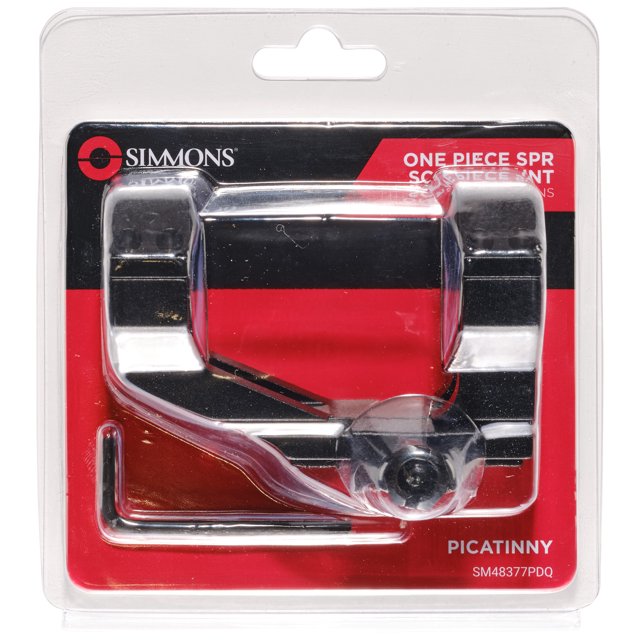 Simmons One Piece Mount, Matte Black, 1" to 30mm - Walmart.com