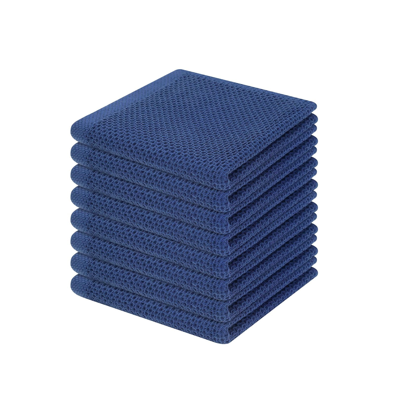 Simmore 100% Cotton Waffle Weave Dish Cloths for Washing Dishes, Super ...