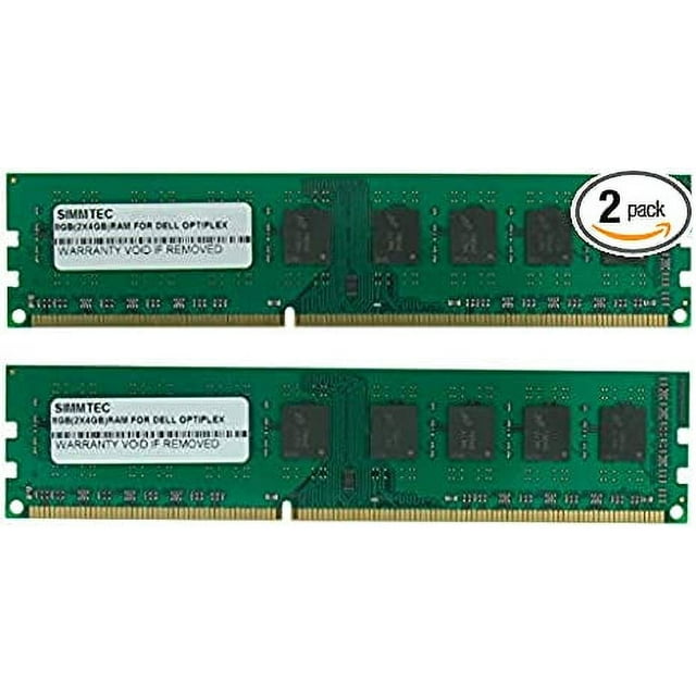 Simmtec 8GB 2 x 4GB DDR3 Memory RAM for DELL OPTIPLEX 3010 390 580 790 ...