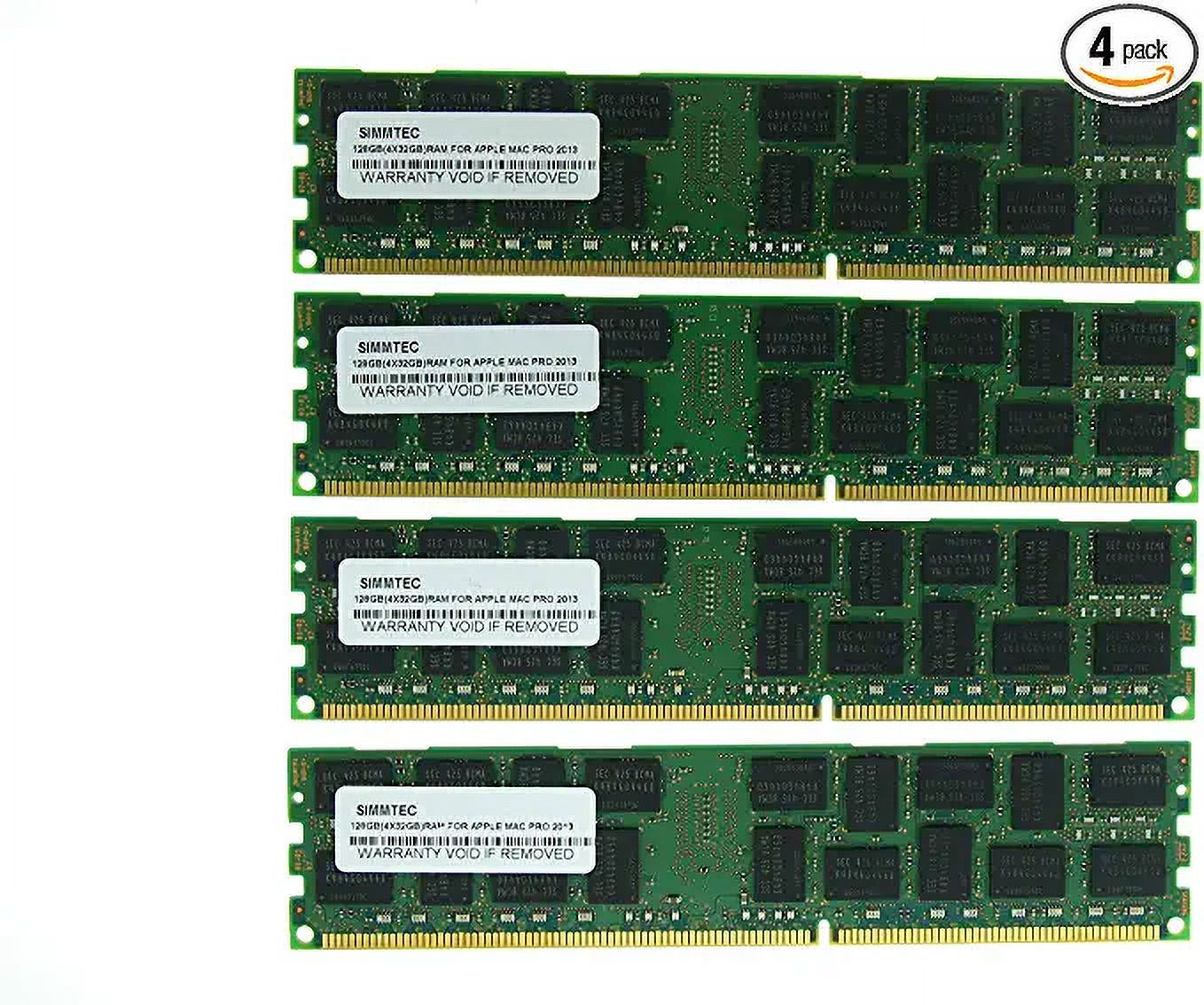 Simmtec Compatible 128GB (4 X 32GB) DDR3 PC3-10600 1333MHz ECC Memory ...