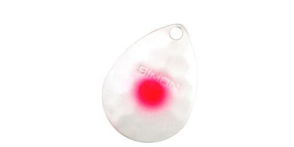 Simon 3.5 Colorado Hex Spinner Blades 2-Pack, Pearl White with Pink Dot ...